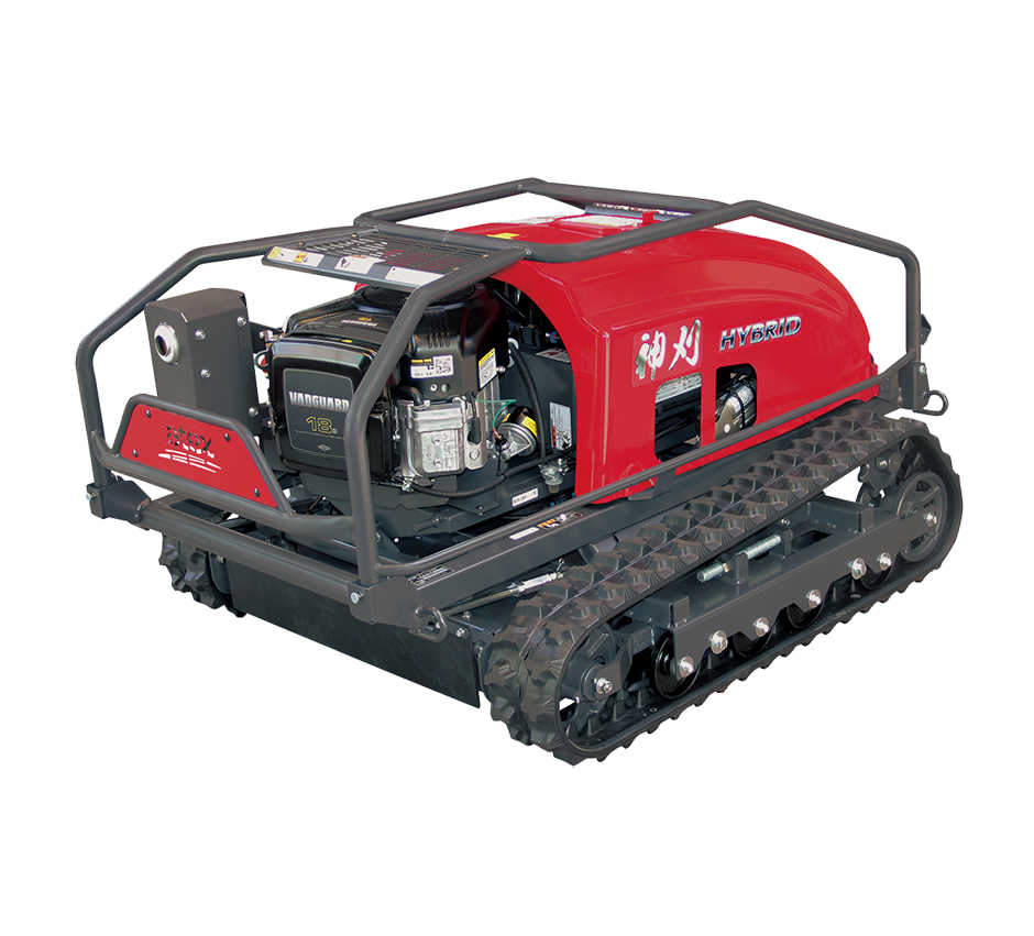 Hybrid remote controlled brush cutter | Atex co.,ltd.